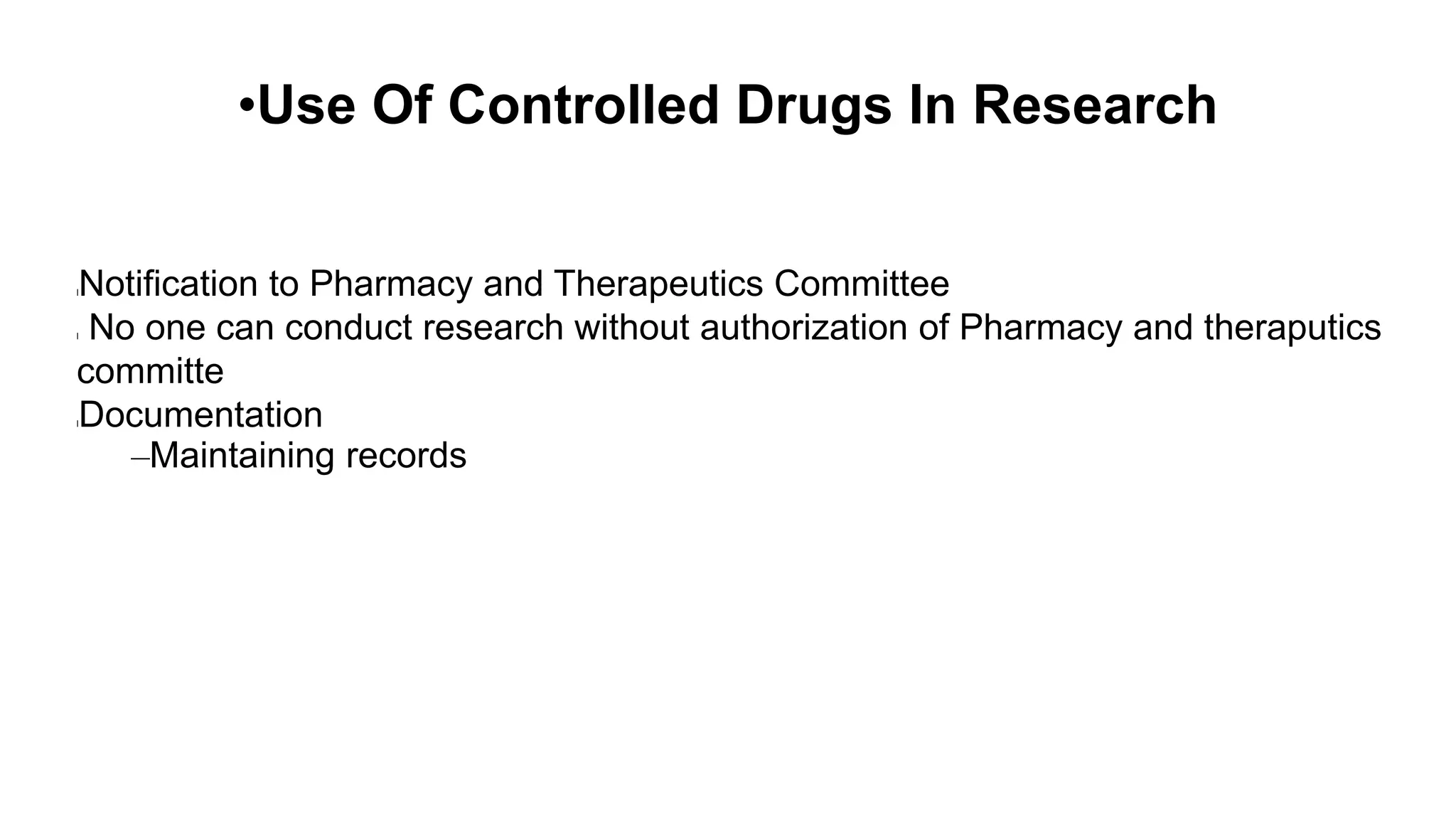 Dispensing of controlled substances | PPTX