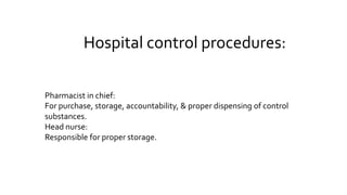 Dispensing of controlled substances | PPTX