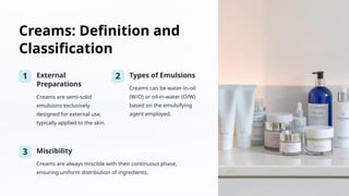 Dispensing of Creams-1.pptx nbjkjbv bjkknbbh | PPTX