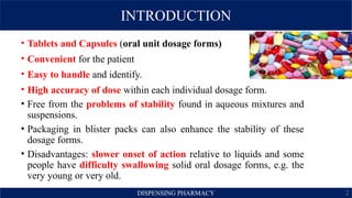 Dispensing of oral unit dosage form.pptx