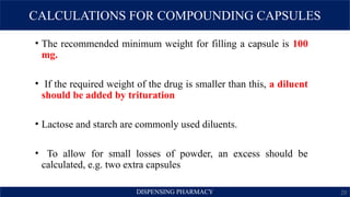 Dispensing of oral unit dosage form.pptx