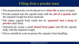 Dispensing of oral unit dosage form.pptx