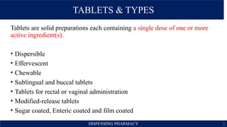 Dispensing of oral unit dosage form.pptx