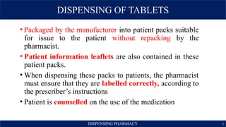 Dispensing of oral unit dosage form.pptx