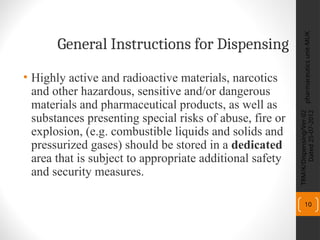 DISPENSING OF RAW MATERIALIIIIIIIIIS.ppt