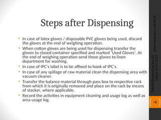 DISPENSING OF RAW MATERIALIIIIIIIIIS.ppt