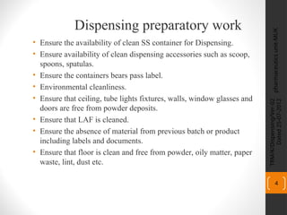 DISPENSING OF RAW MATERIALIIIIIIIIIS.ppt