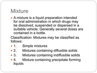 Dispensing of solution and mixture | PPTX
