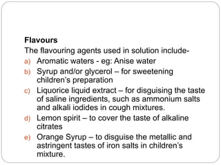 Dispensing of solution and mixture | PPTX