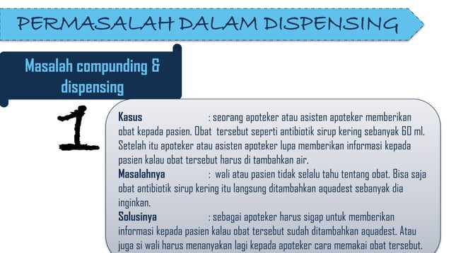 dispensing sediaan nonsteril, sediaan solid, semi solid dan liquid | PPTX