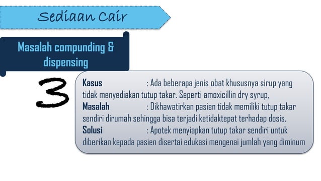 dispensing sediaan nonsteril, sediaan solid, semi solid dan liquid | PPTX
