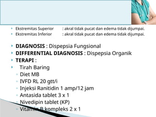 Dispepsia adalah suatu sindrom atau sekumpulan gejala yang ...
