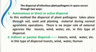 Dispersal of plant pathogen | PPTX