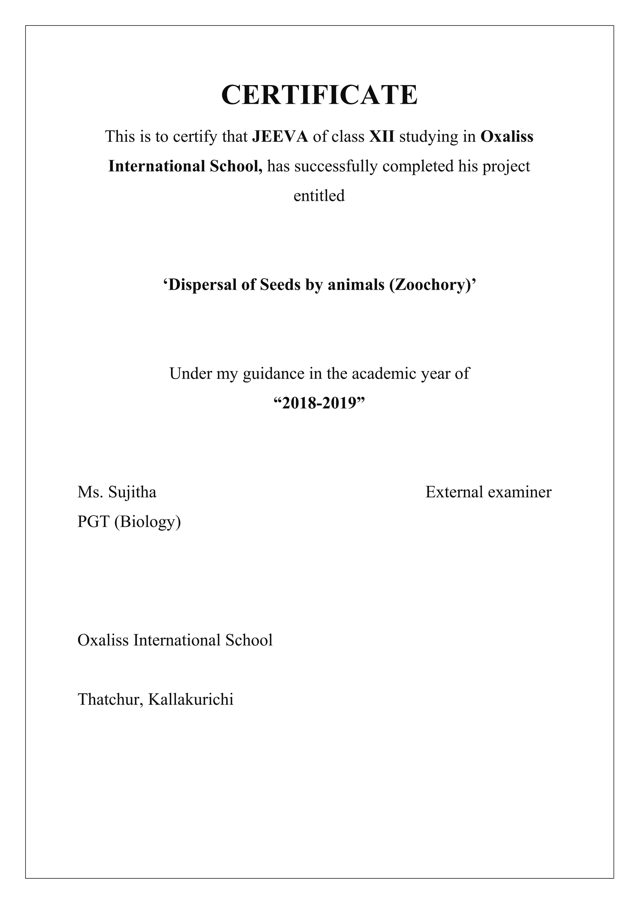 Dispersal of seeds by animals | DOC