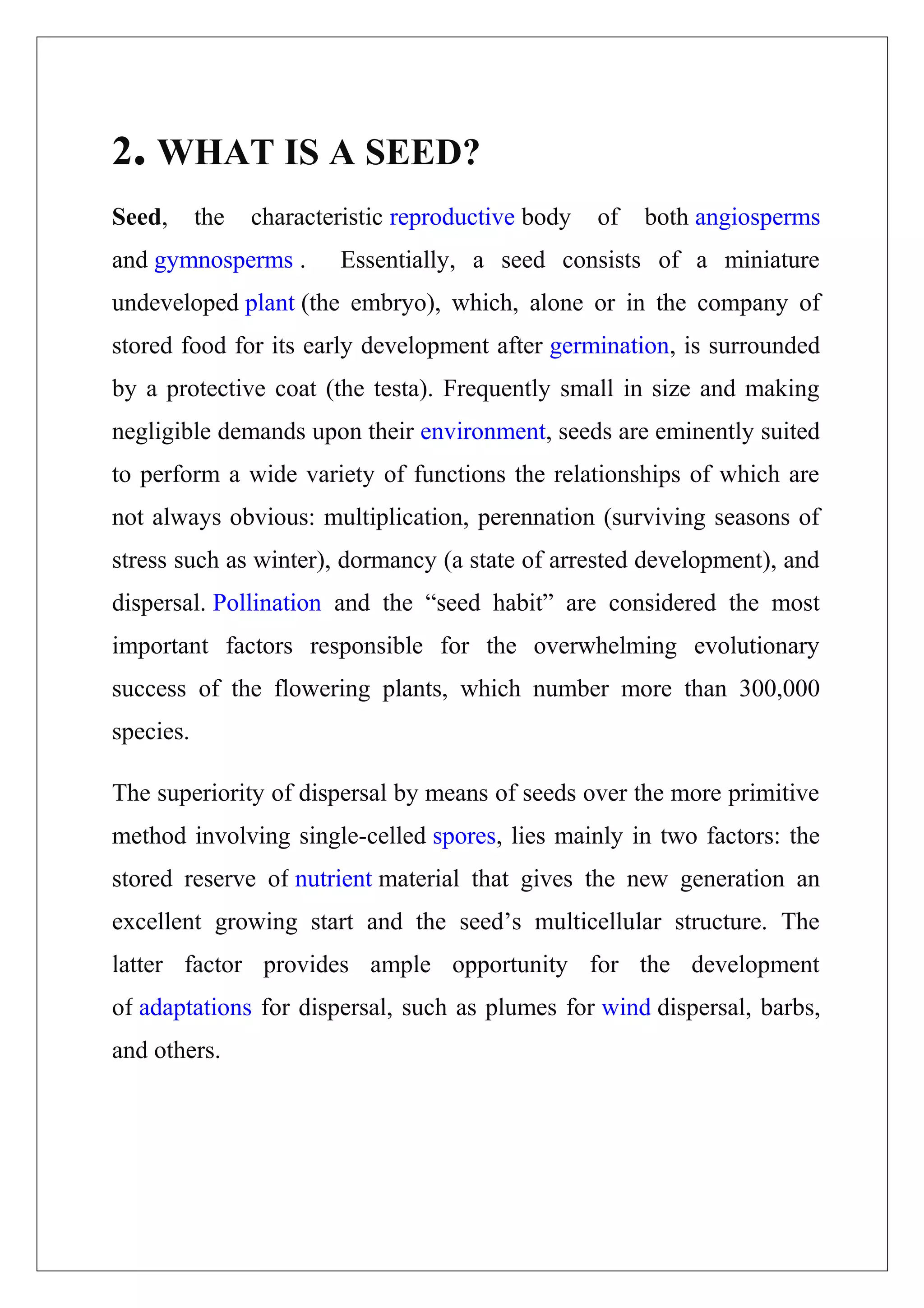 Dispersal of seeds by animals | DOC