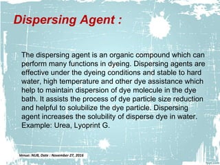 Disperse dye | PPTX