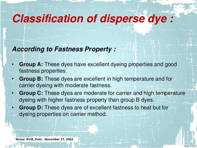 Disperse dye