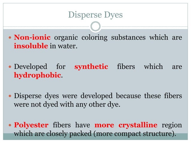 Disperse dye.ppt