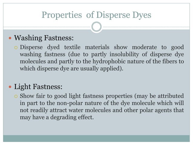 Disperse dye.ppt
