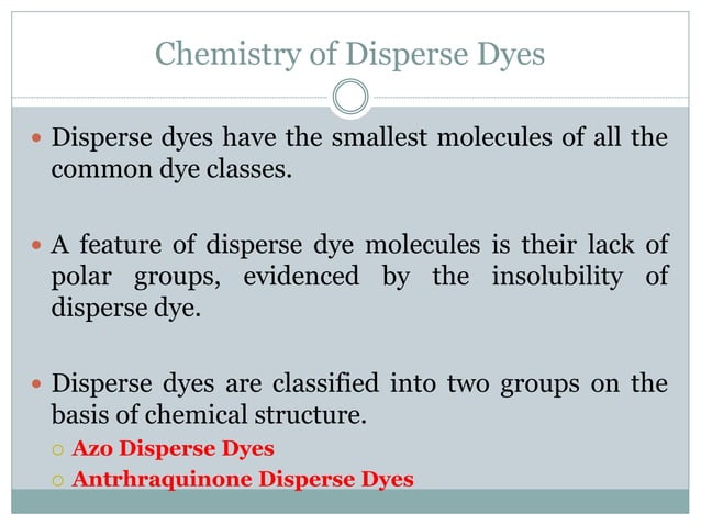 Disperse dye.ppt