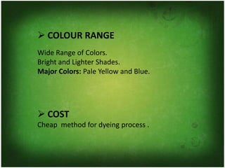 Disperse dyeing | PPTX