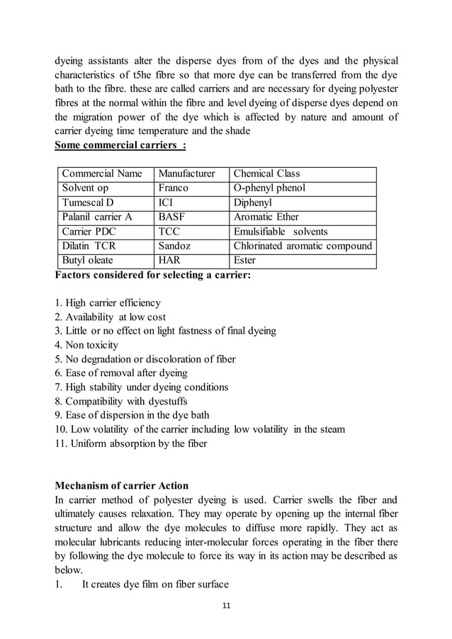 Disperse Dyes (Full PDF) | Disperse Dye | DOC | Physics | Science