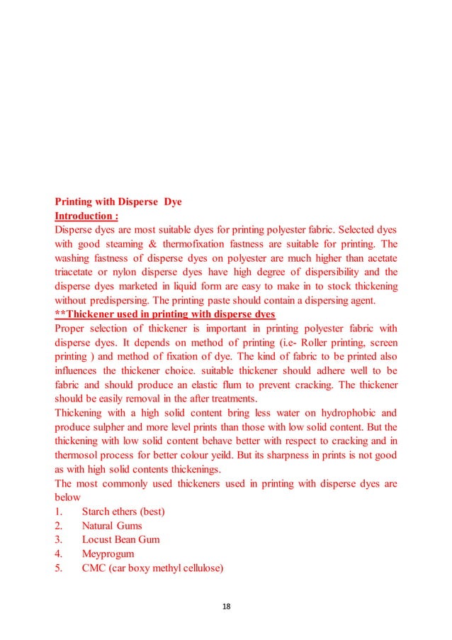 Disperse Dyes (Full PDF) | Disperse Dye | DOC | Physics | Science
