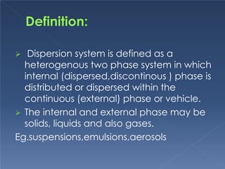 Disperse systems | PDF