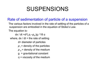 (Disperse systems) | PPT