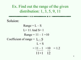 Measure of Dispersion | PPT