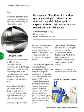 Rubber Dispersion Kneader A Friend In Knead | PDF