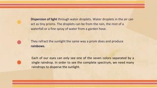 DISPERSION OF LIGHT POWERPOINT PRESENTATION | PPTX