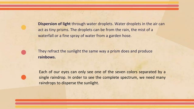 DISPERSION OF LIGHT POWERPOINT PRESENTATION | PPTX