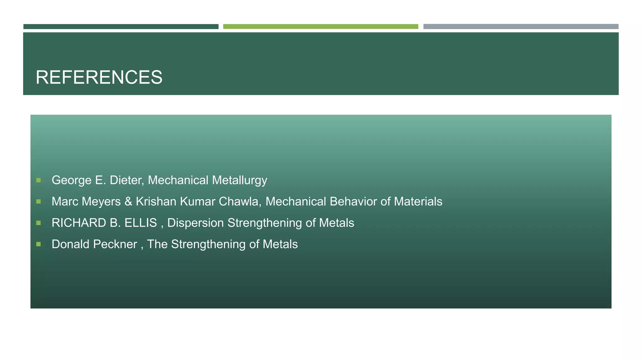 Dispersion strengthening of metals | PPTX