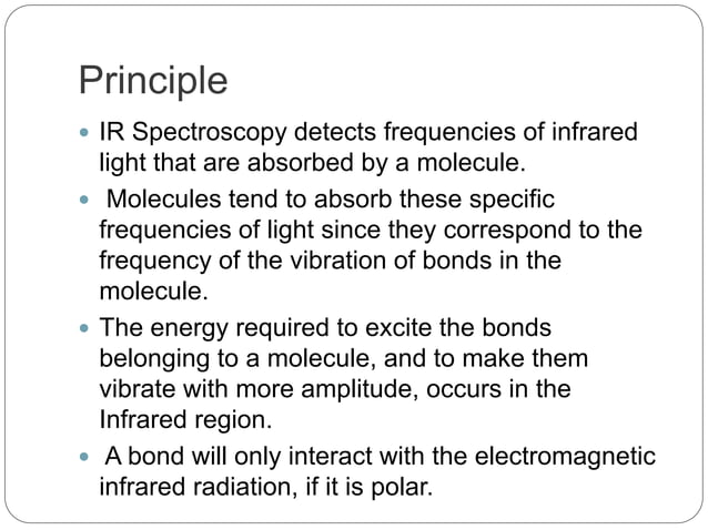 Dispersive ir spectrophotometer | PPTX | Chemistry | Science
