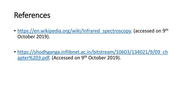 Dispersive transform infrared spectroscopy | PPTX