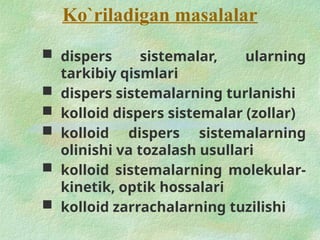 Dispers sistemlarga taqdimot kimyodan.pptx