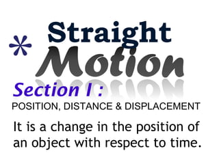 Position and Displacement Explained | PPT