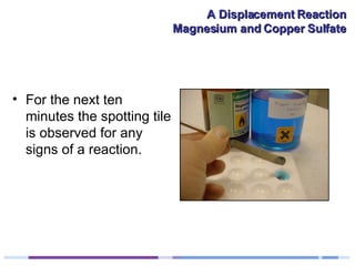 Displacement Presentation | PPT | Chemistry | Science