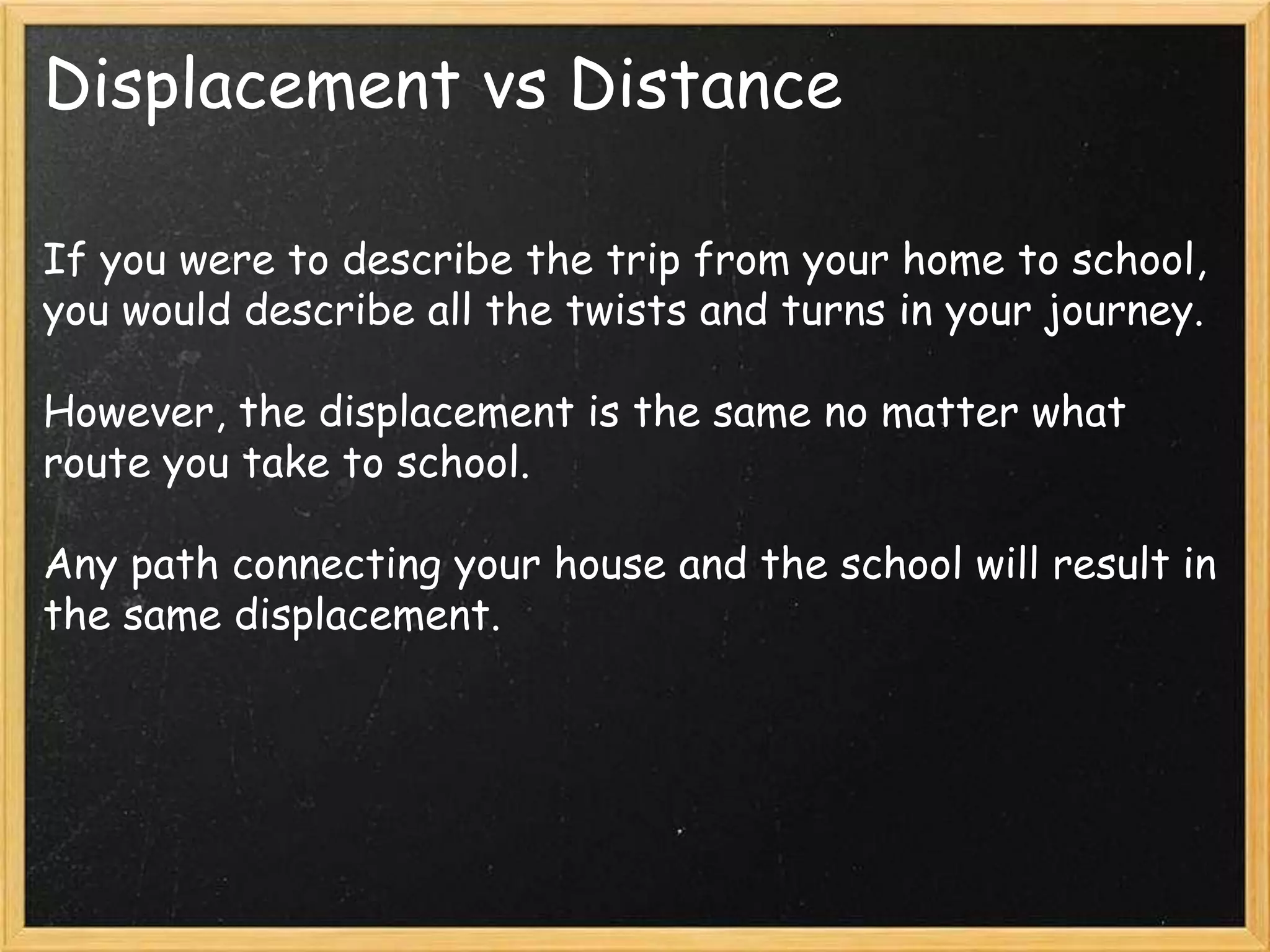 Displacement and Velocity | PPTX