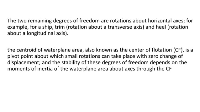 Displacement and weight of Ship | PPT