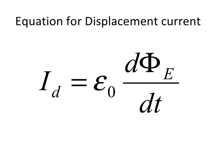 Displacement current Displacement current