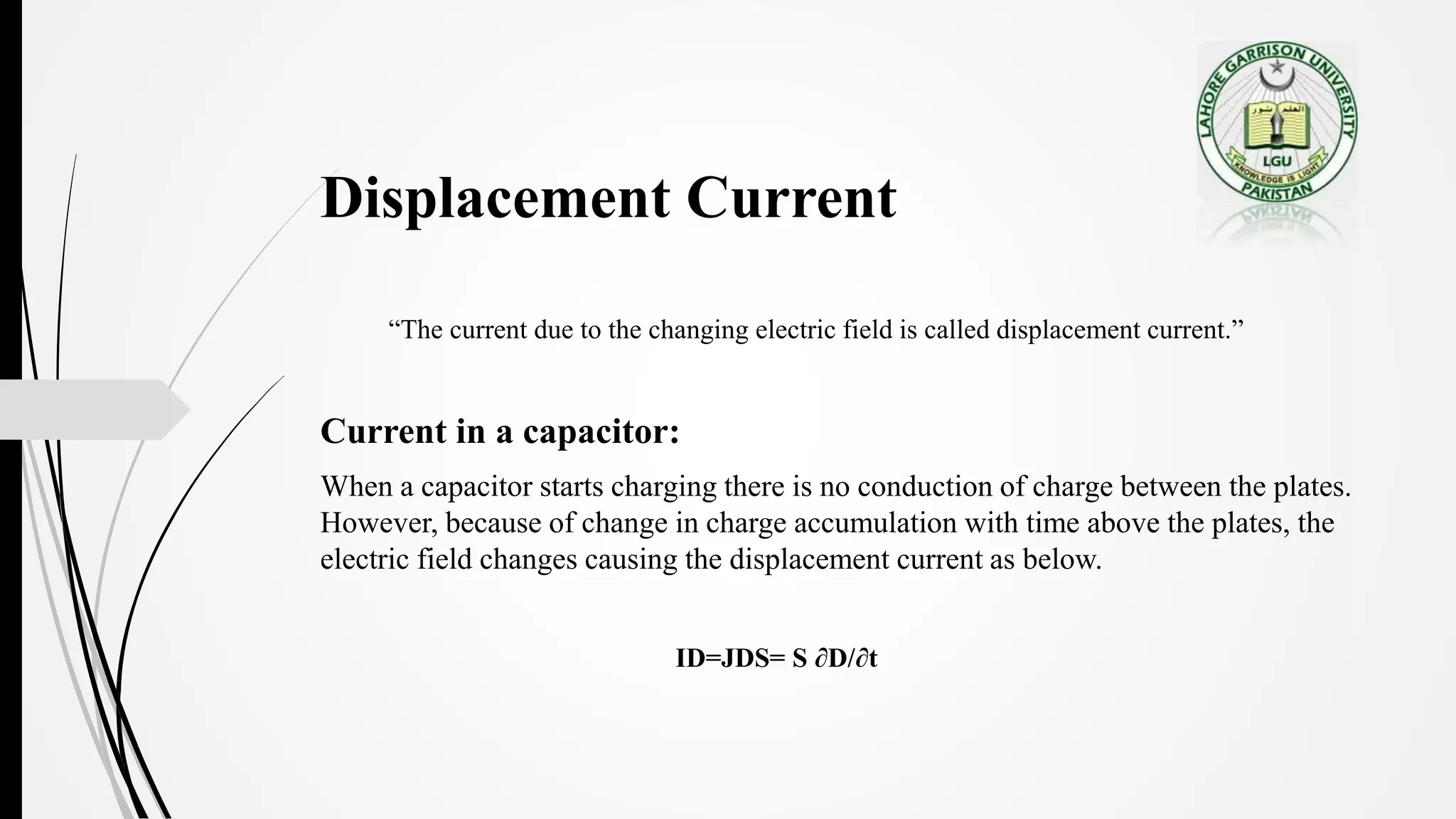 Displacement current | PPTX