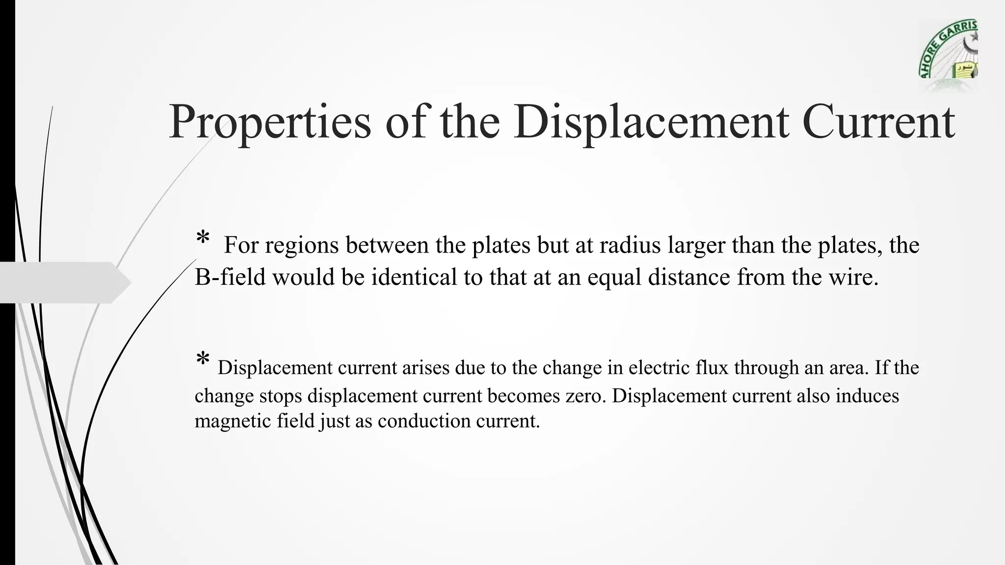 Displacement current | PPTX
