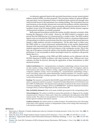 Displacement Demand for Nonlinear Static Analyses of Masonry Structures.pdf | Geology | Science