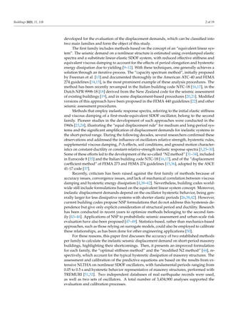 Displacement Demand for Nonlinear Static Analyses of Masonry Structures.pdf | Geology | Science