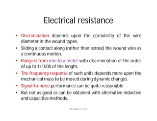 Resistive Displacement measurement | PPT
