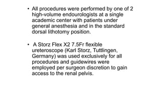 Displacement of Lower Pole Stones During Retrograde Intrarenal.pptx