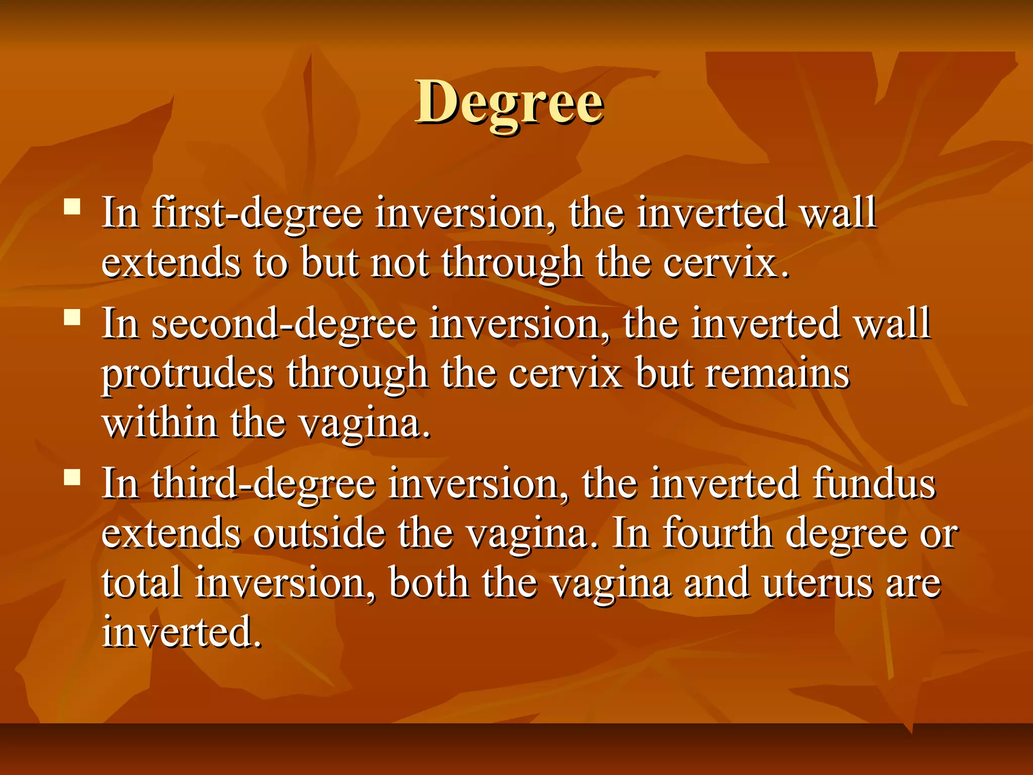 Displacement of the uterus | PPT