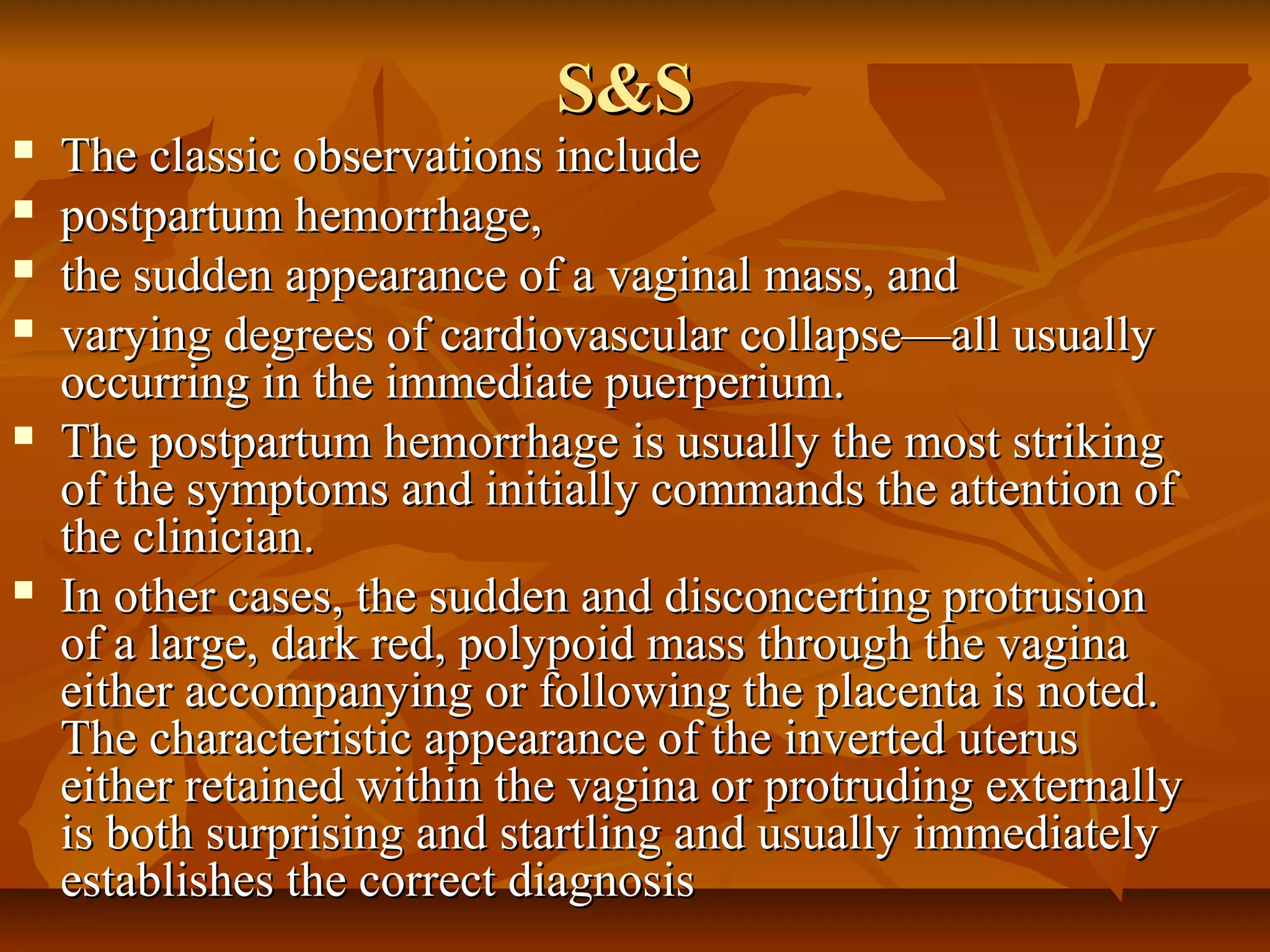 Displacement of the uterus | PPT